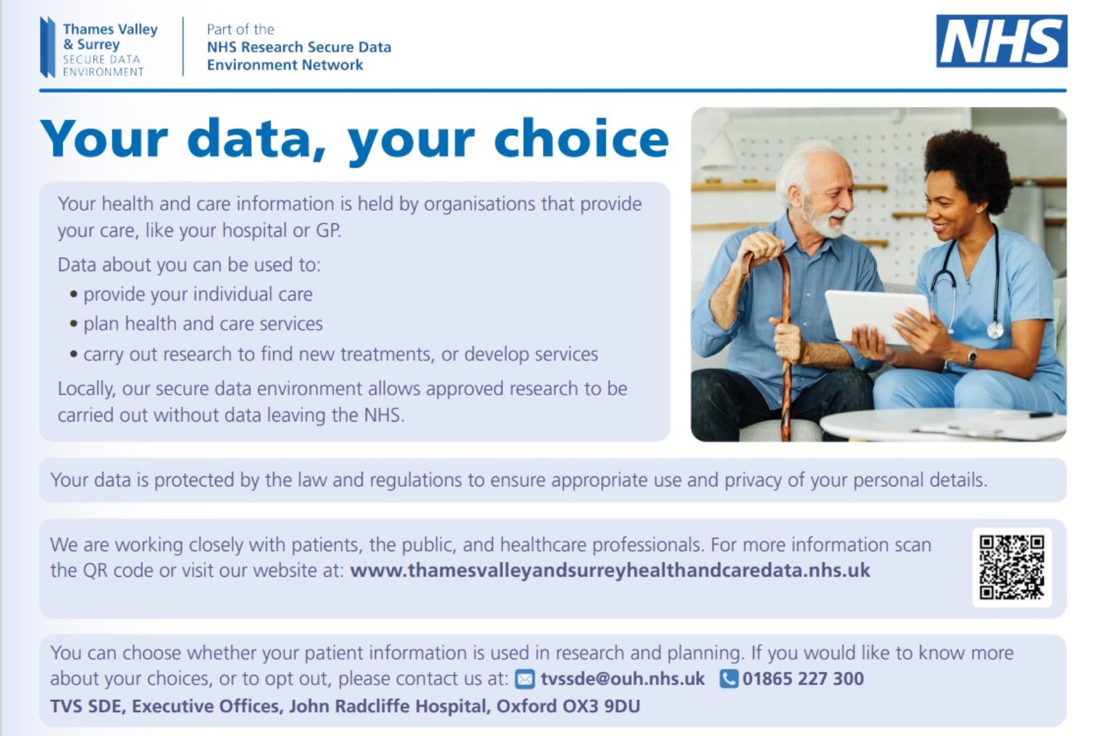 Thames Valley and Surrey Secure Data Environment (TVS SDE) – Thames Valley and Surrey