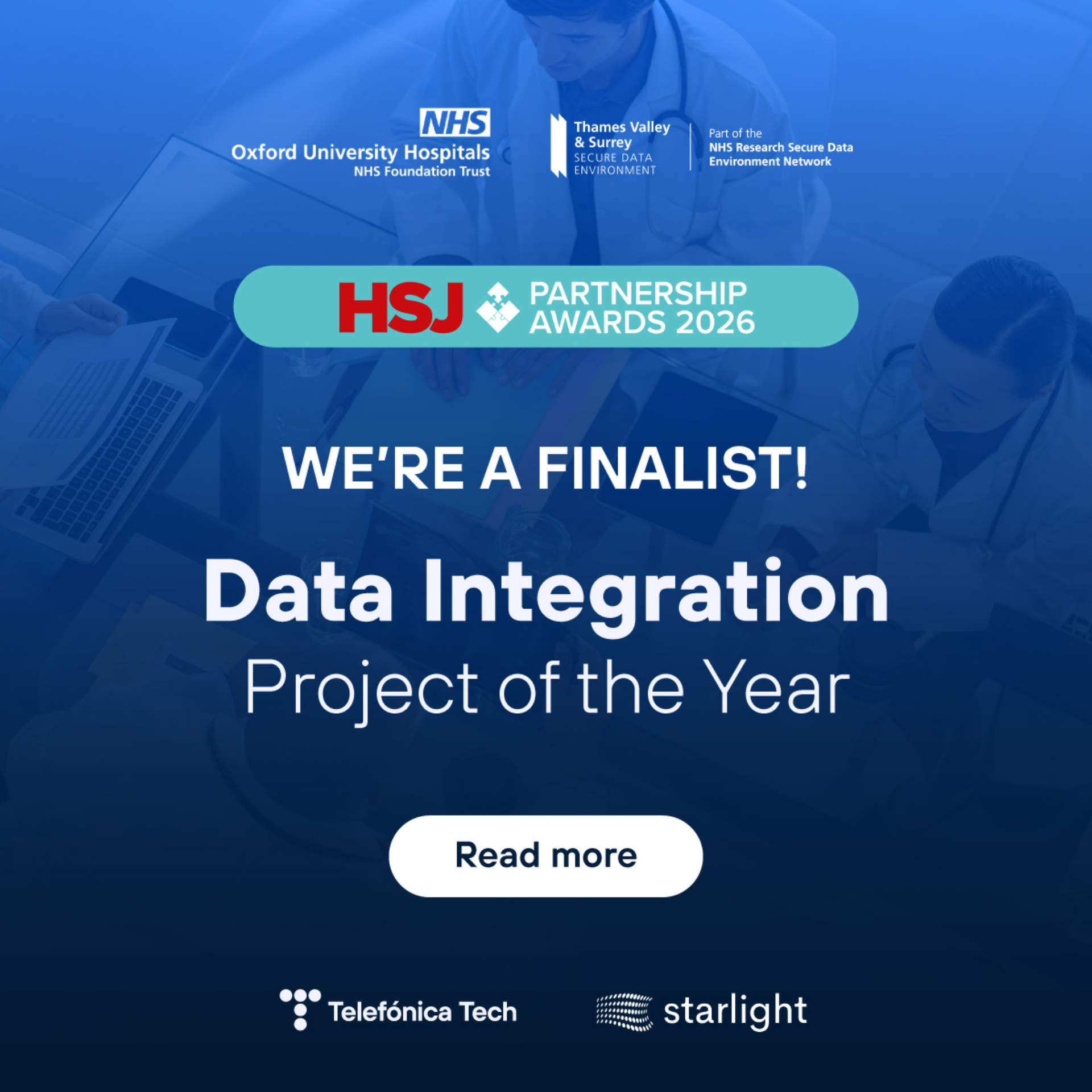 TVS SDE shortlisted for national HSJ award – Thames Valley and Surrey
